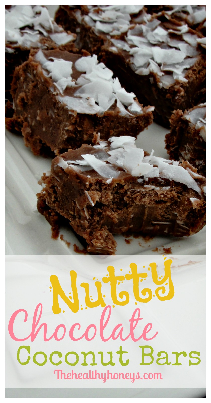 Nutty Chocolate Coconut Bars - The Healthy Honey's