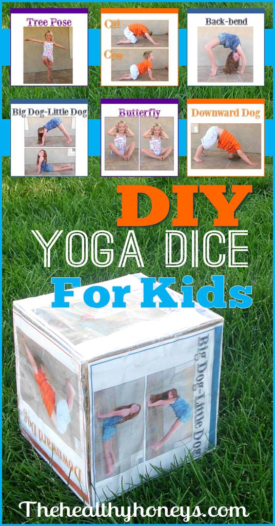 Yoga for Kids: DIY Yoga Dice - The Healthy Honey's